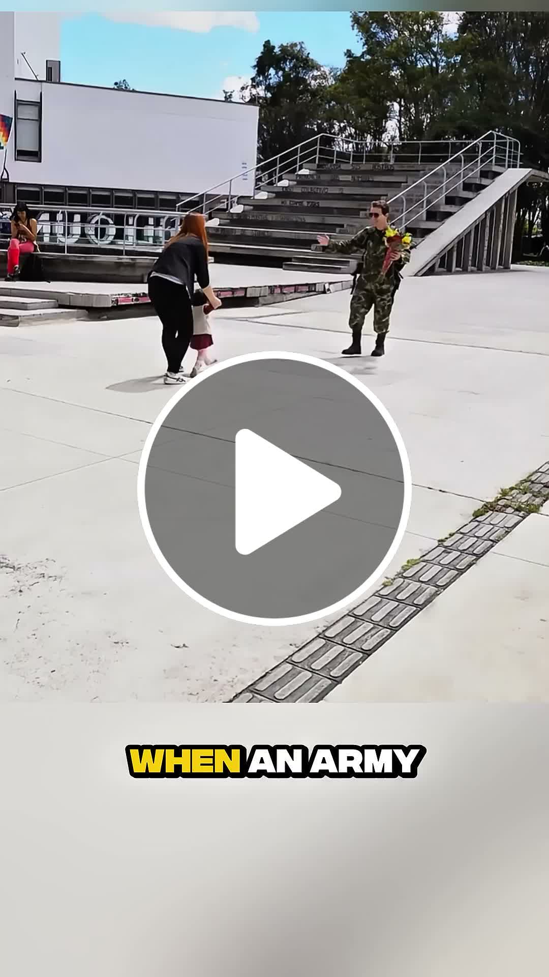 He Runs Past Everyone…Then This Family Hug Goes Viral! - NewsBreak