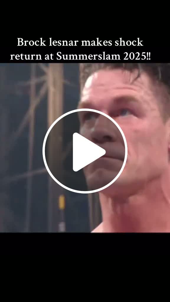 He s baaacccck The beast is back Brock lesnar returns at SUMMERSLAM ...