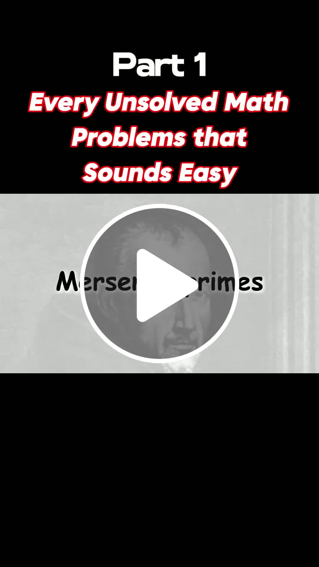 Part 1 - Every Unsolved Math Problems that Sounds Easy #learnontiktok # ...