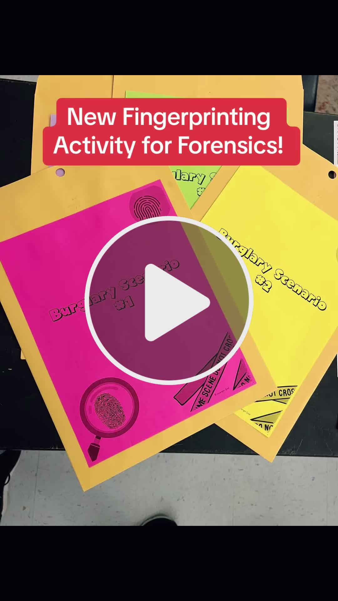 New Fingerprinting Activity for Forensics 🔎🕵️‍♀️ #fingerprint # ...