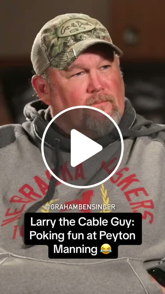 Larry the Cable Guy shows us how he comes up with some of his jokes # ...