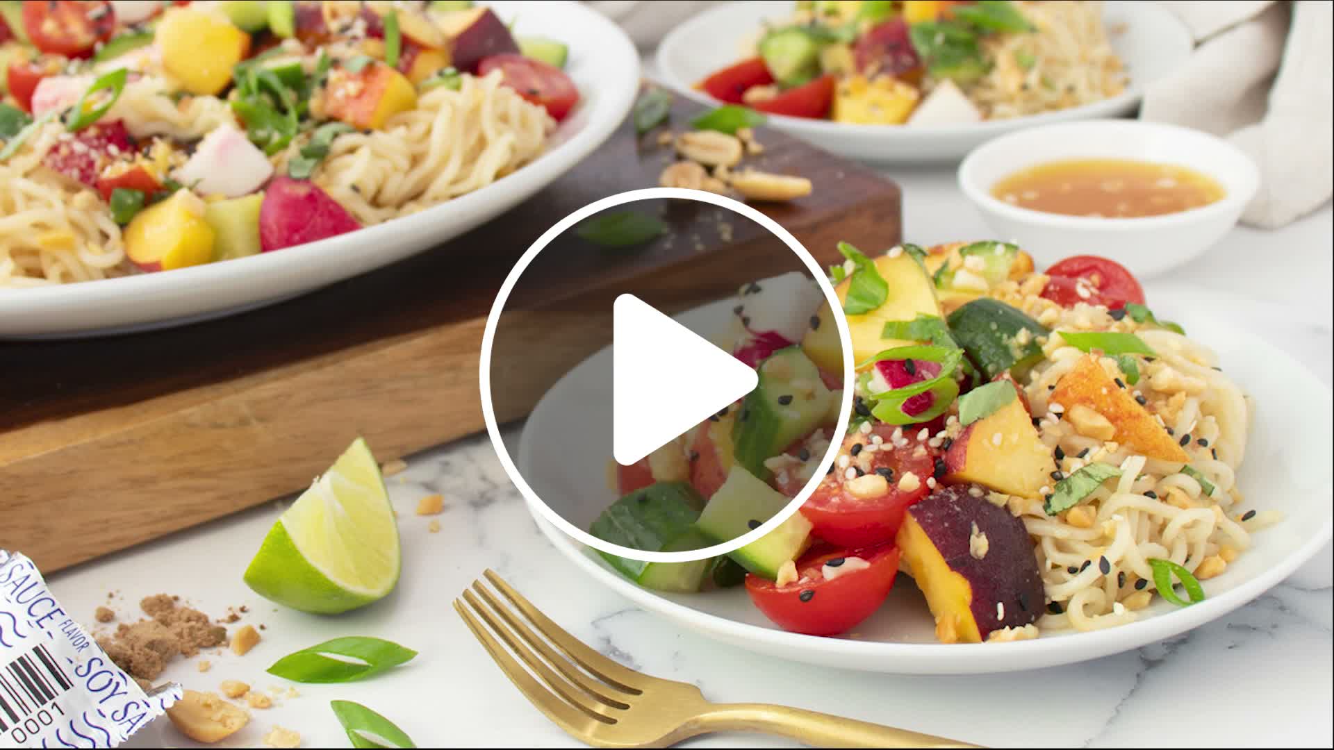 Peach And Tomato Cold Summer Ramen Recipe - NewsBreak