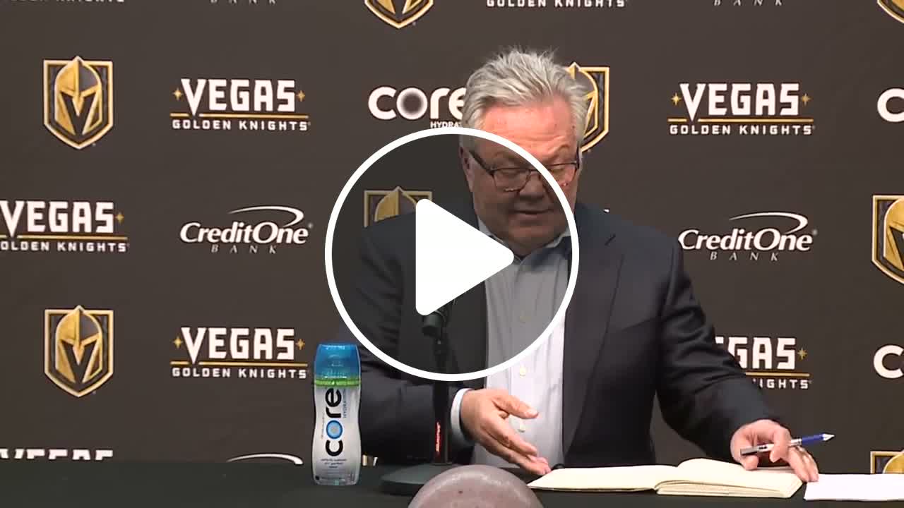 FULL PRESSER: Vegas Golden Knights general manager discusses trade with ...