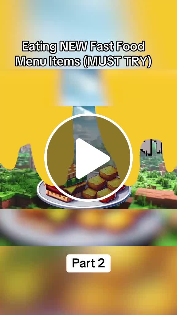 Eating NEW Fast Food Menu Items MUST TRY McDonalds Minecraft mcdonalds ...