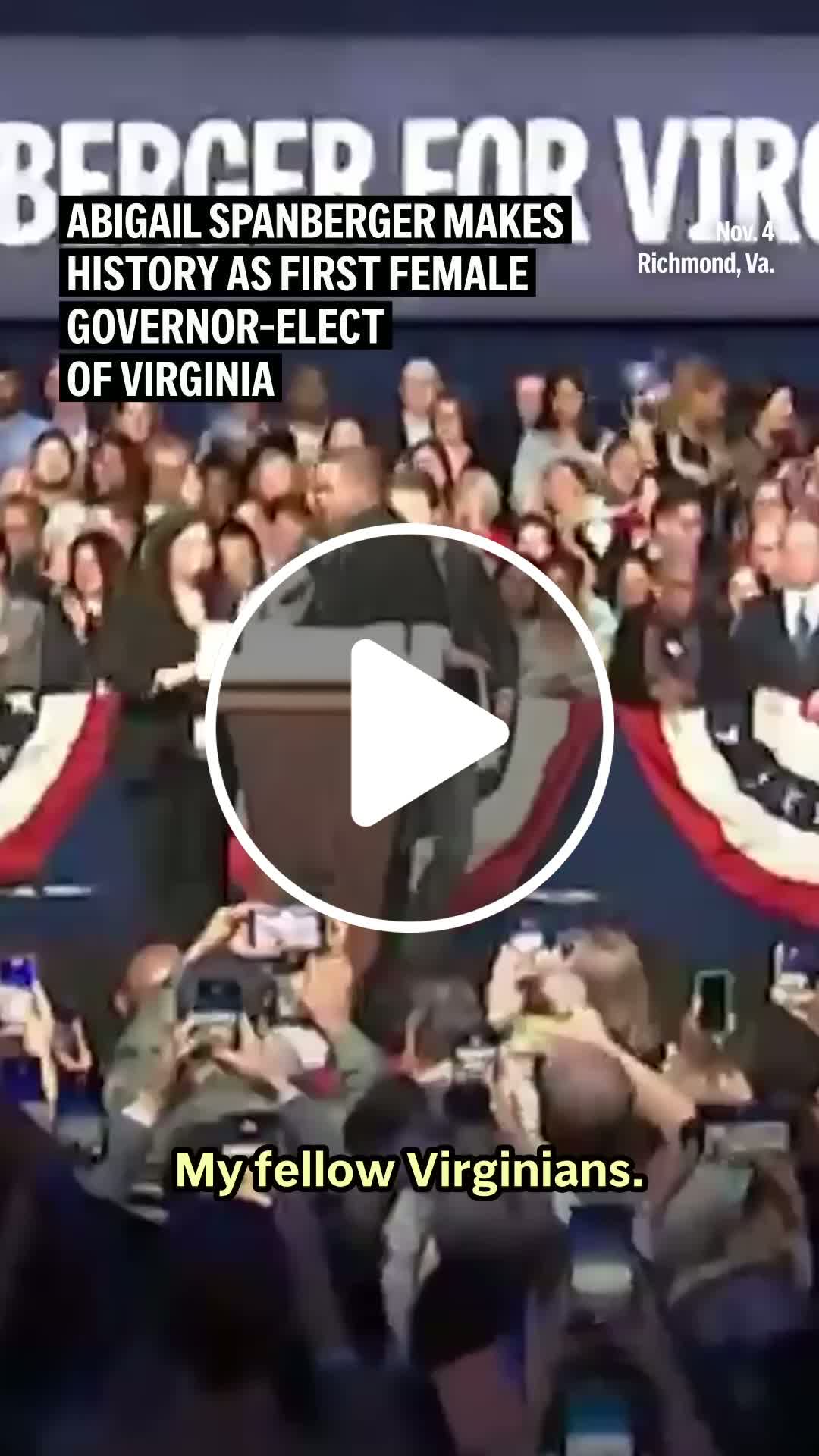 Abigail Spanberger makes history as first female governor-elect of ...