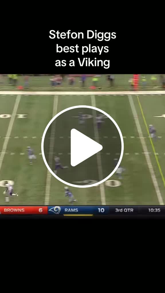 Stefon Diggs unstoppable! 🔥 #NFL #MinnesotaVikings #StefonDiggs # ...