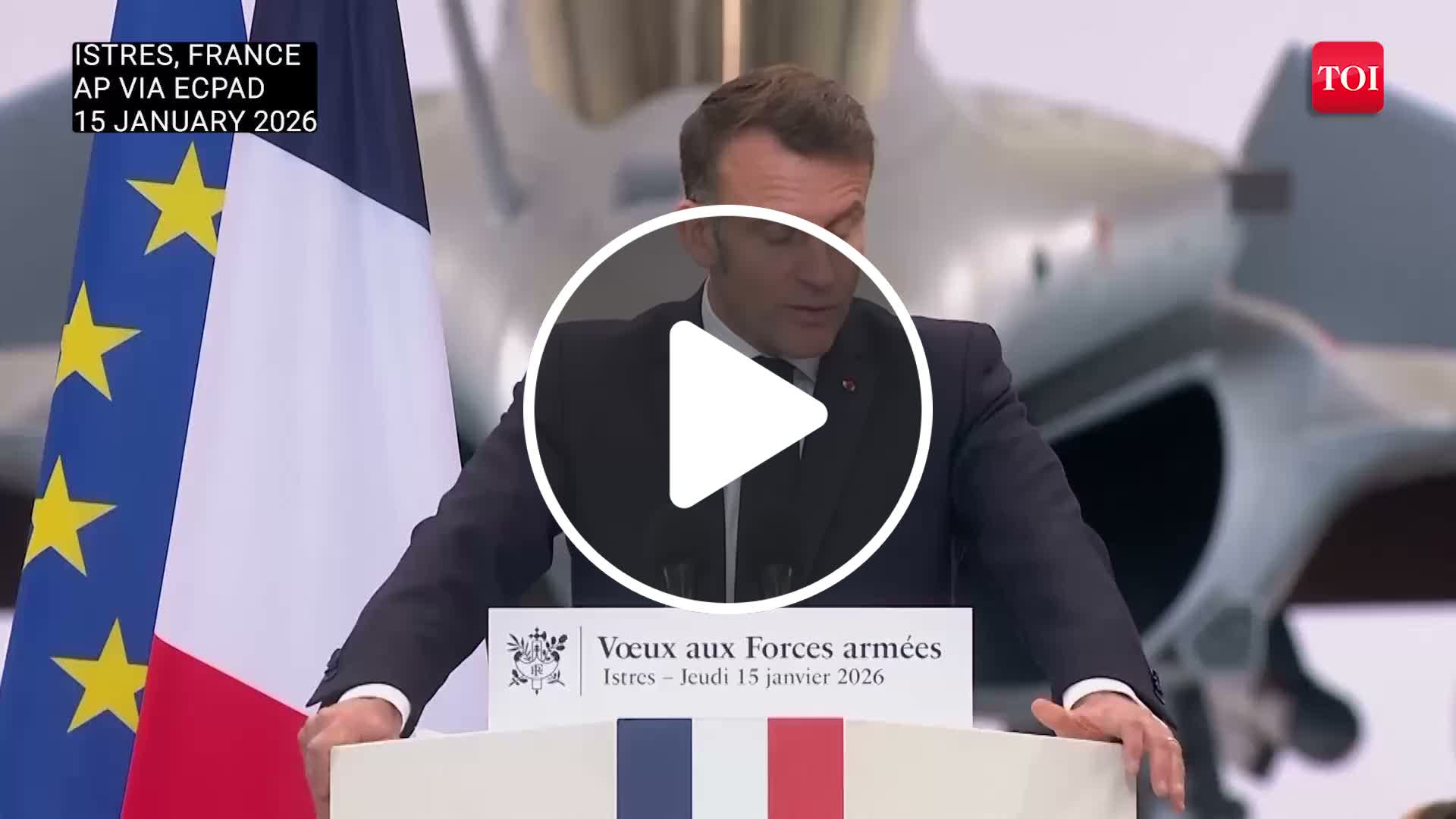 Macron Appears With Red Eye; Rumours Mill In Overdrive; Another Bloody ...