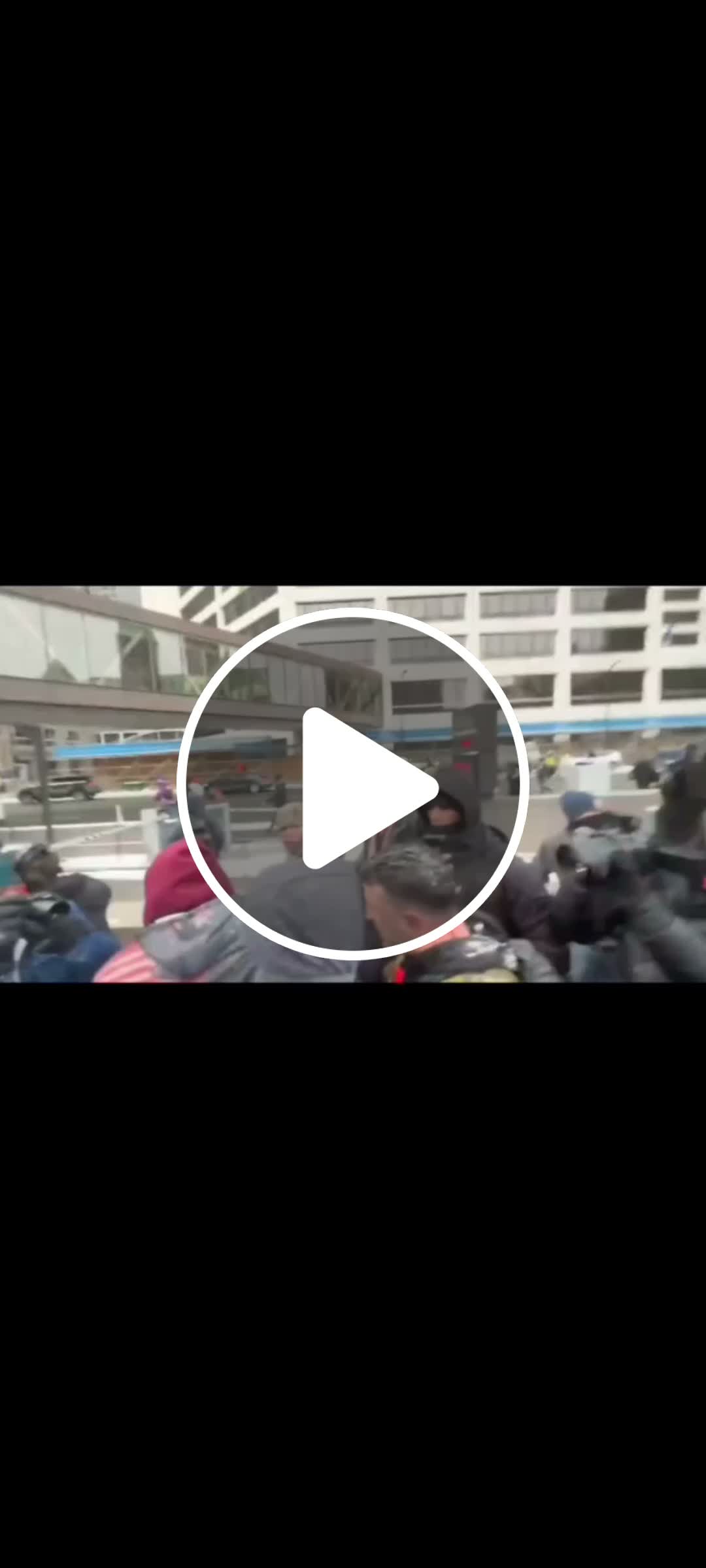 A vicious anti ice mob of protesters attack a veteran, trump supporter ...