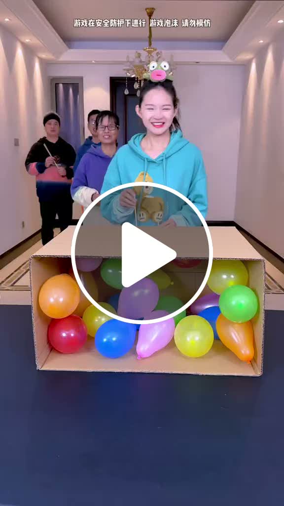 Exciting balloon popping challenge - NewsBreak