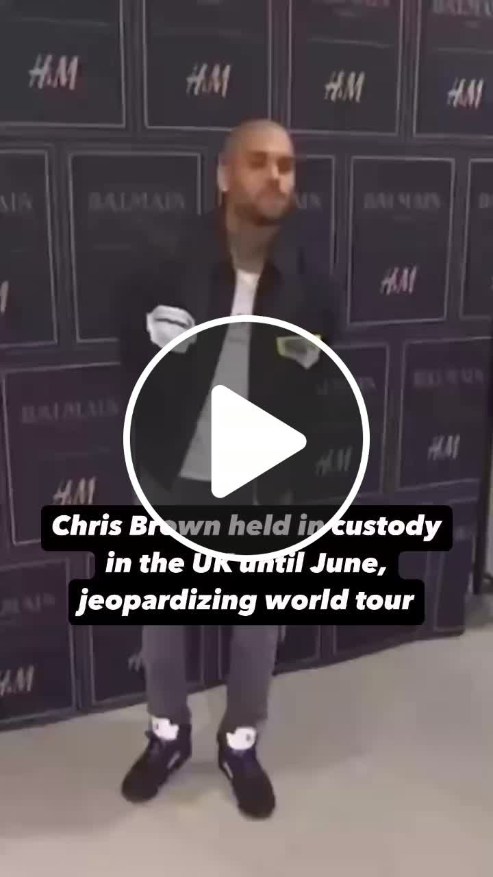 Singer Chris Brown will be behind bars in the UK for the next month ...