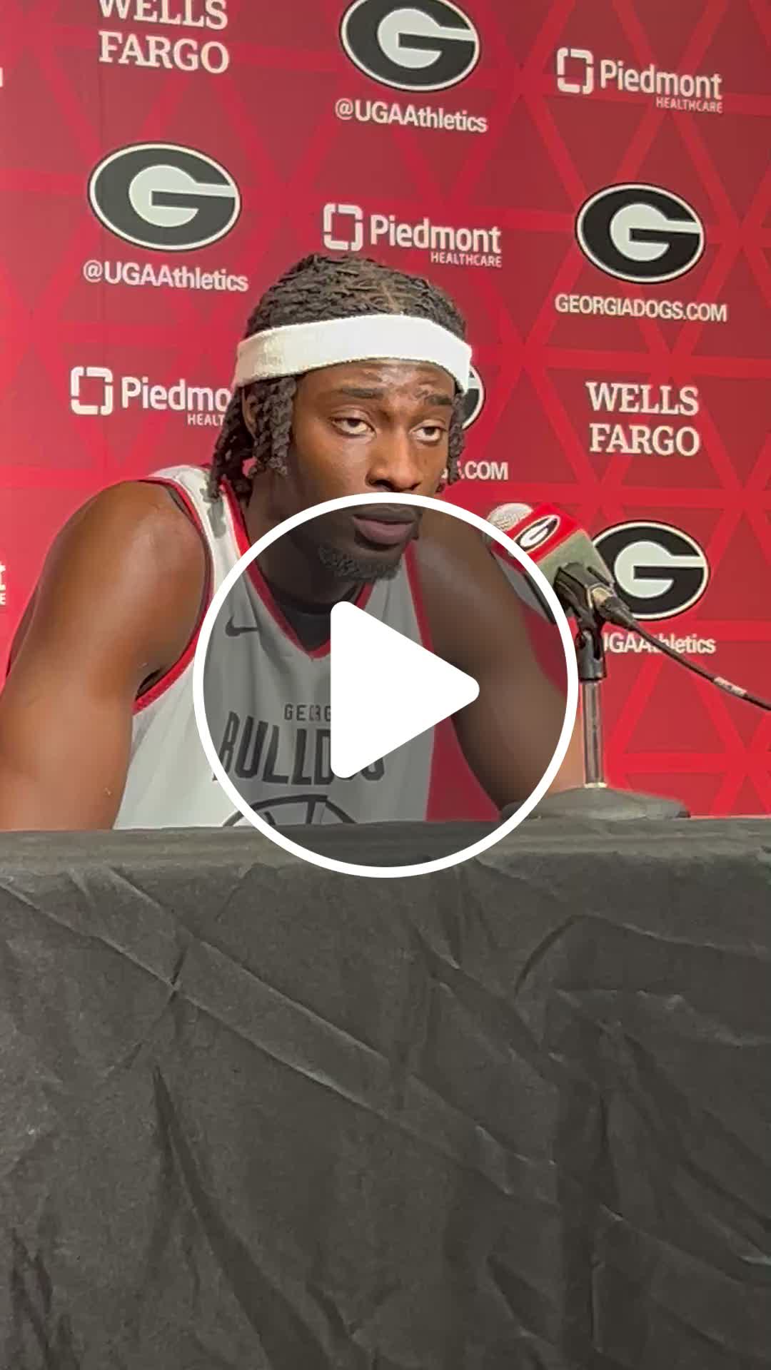 WATCH Georgia basketball's Dylan James on sticking to team's identity - NewsBreak