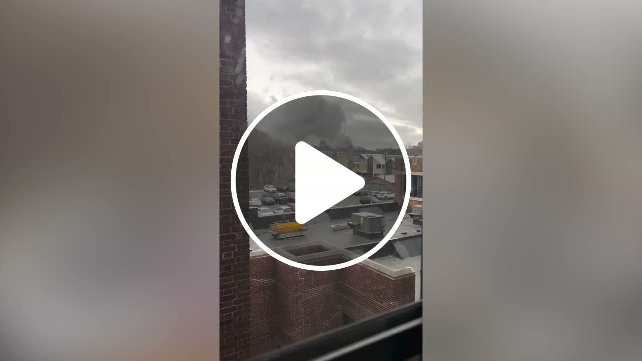 Viewer video shows large fire at Maccabees Building in Detroit - NewsBreak
