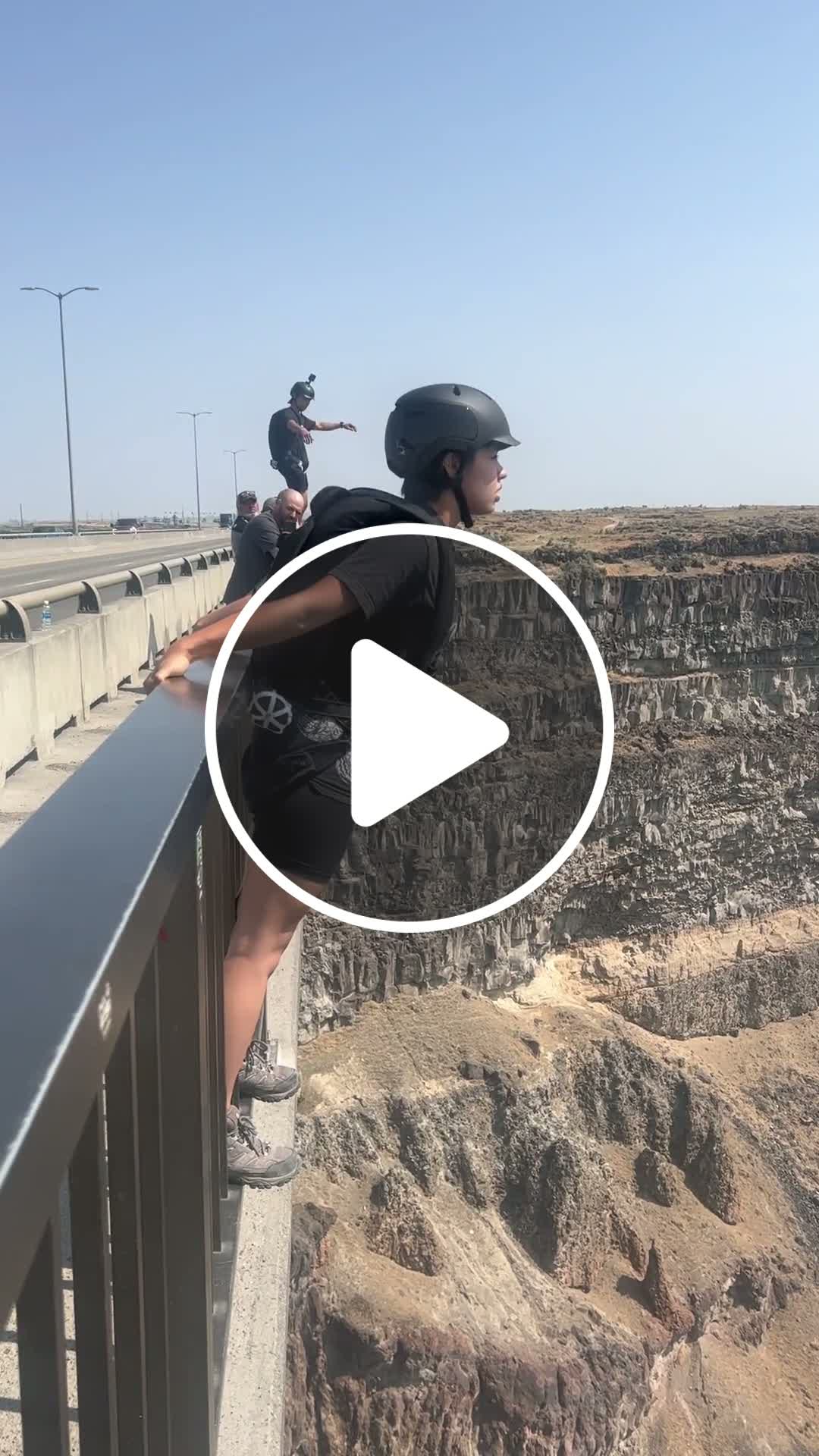 TWO WAY BRIDGE BASE JUMP #basejump #gainer #CaughtOnCamera - NewsBreak
