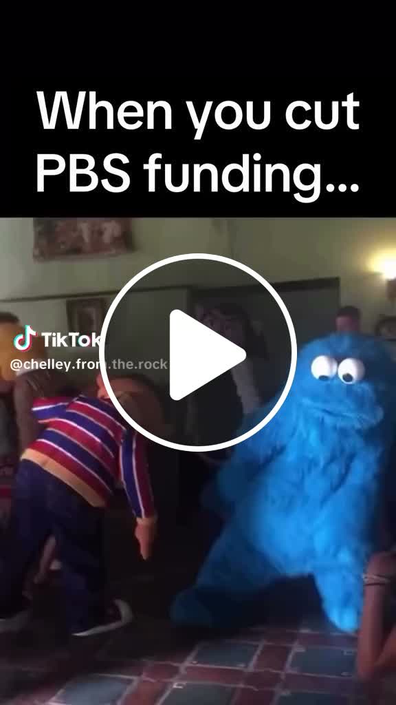 WHEN PBS FUNDING IS CUT #pbs #funny #laugh #dancing #jokes #viral ...