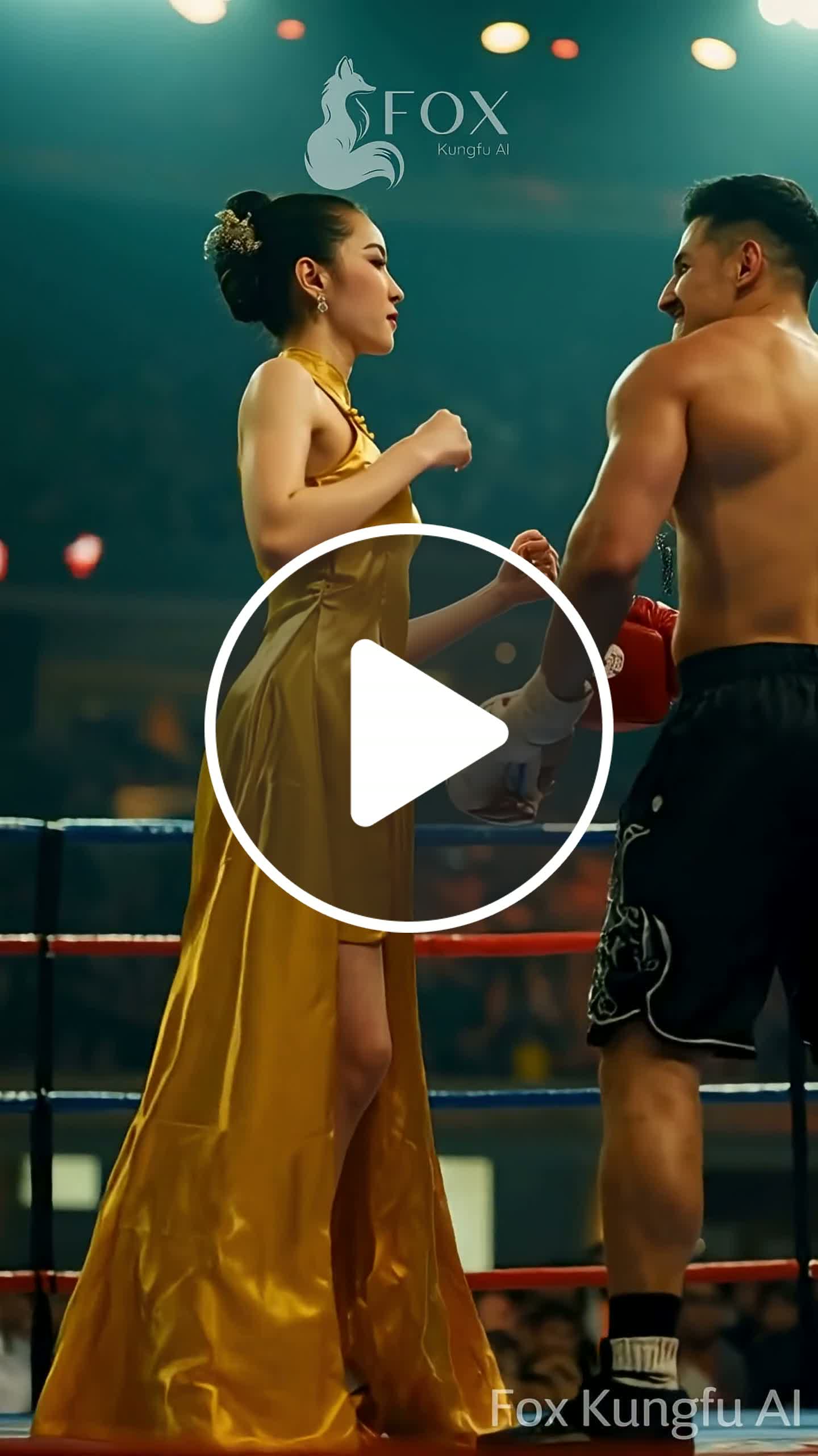 AI-generated fox Kung Fu stuns with epic knockout! 🦊🥋 #ai#Fox#KungFu ...