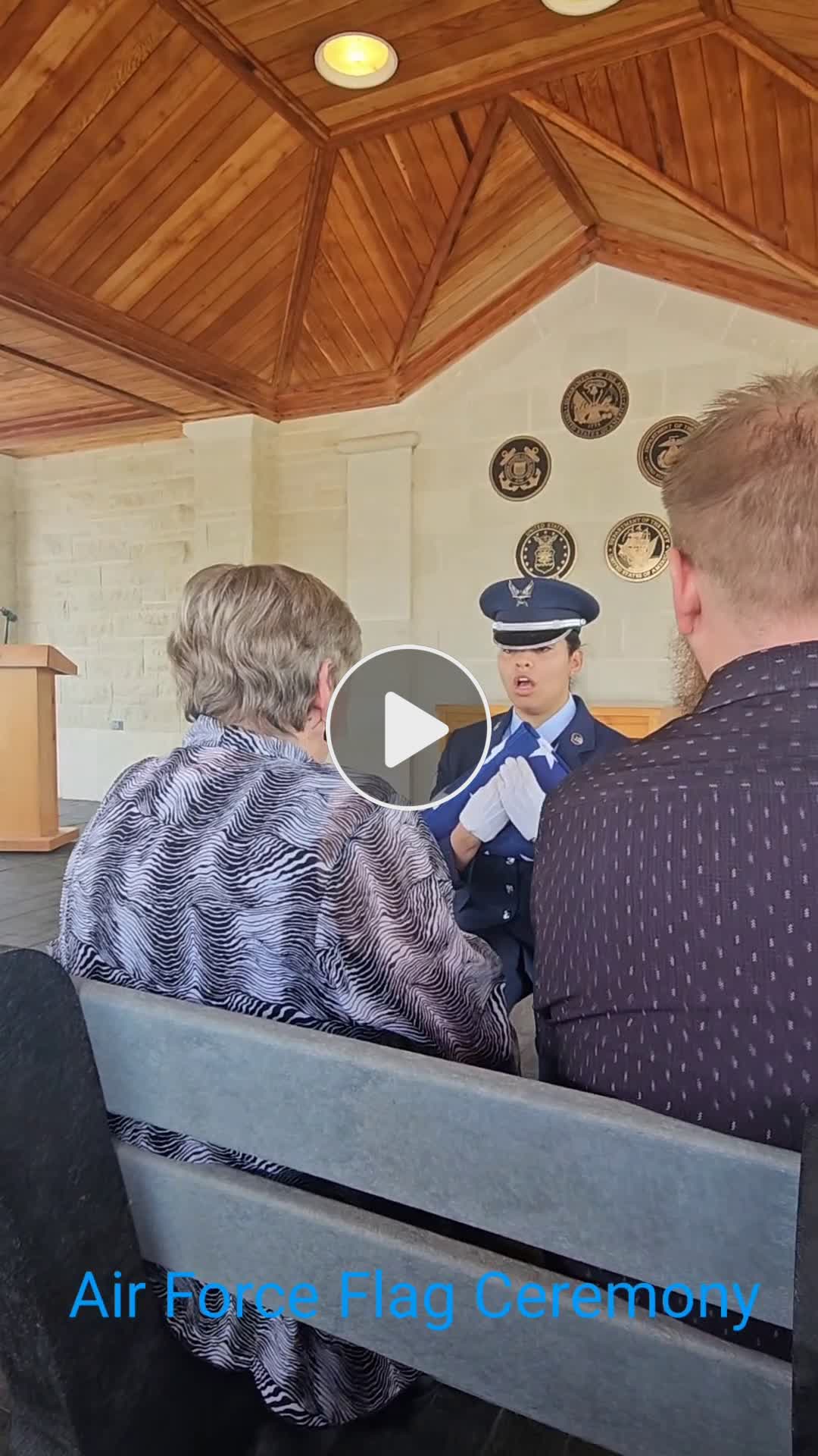 Air Force Funeral Flag to Widow - NewsBreak