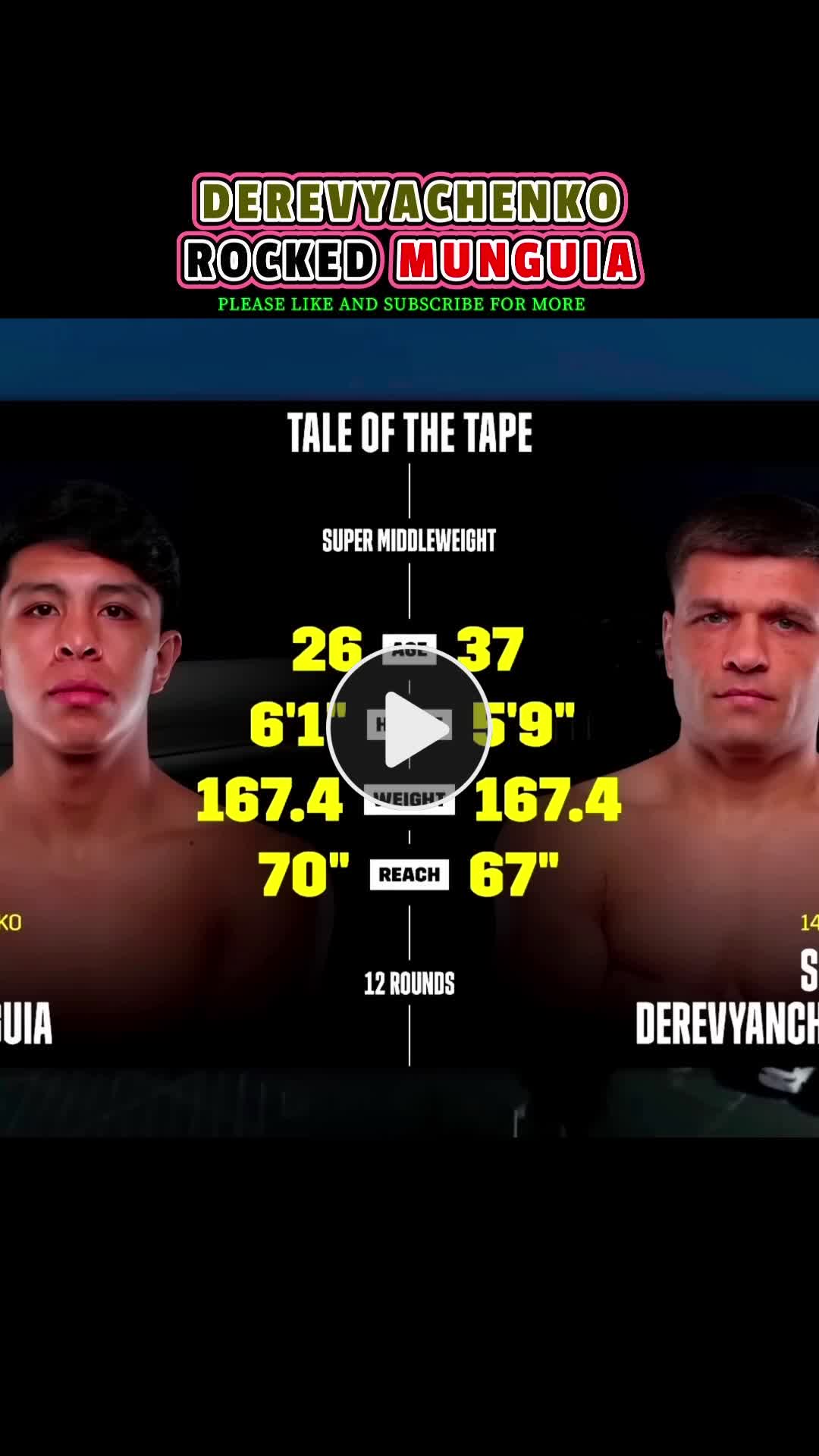 Munguia VS. Derevyanchenko HIGHLIGHTS #boxing #sports #action #combat # ...