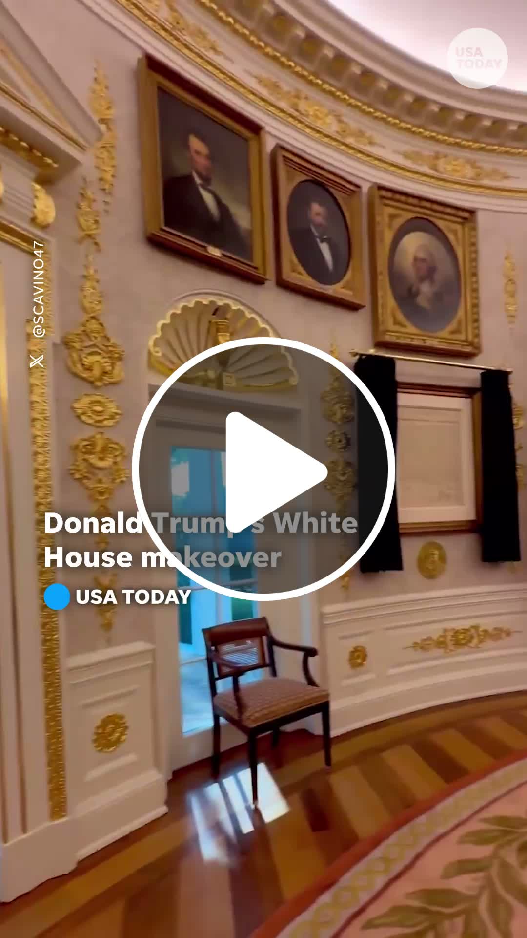 Here's every gold addition to the White House made by President Trump ...
