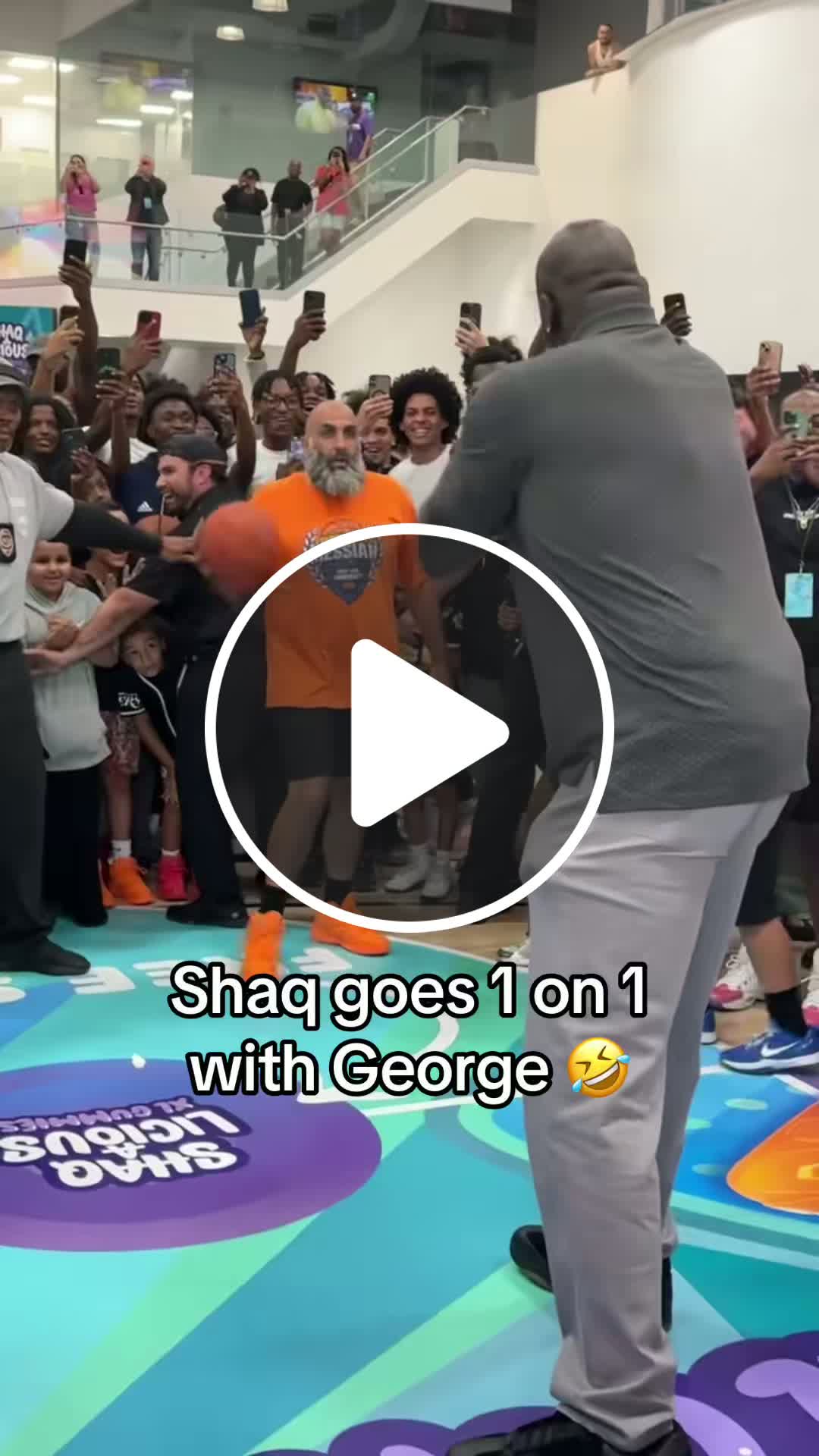 George finally met his match 😭 #shaq #basketball #funny #1v1 #streetball - NewsBreak