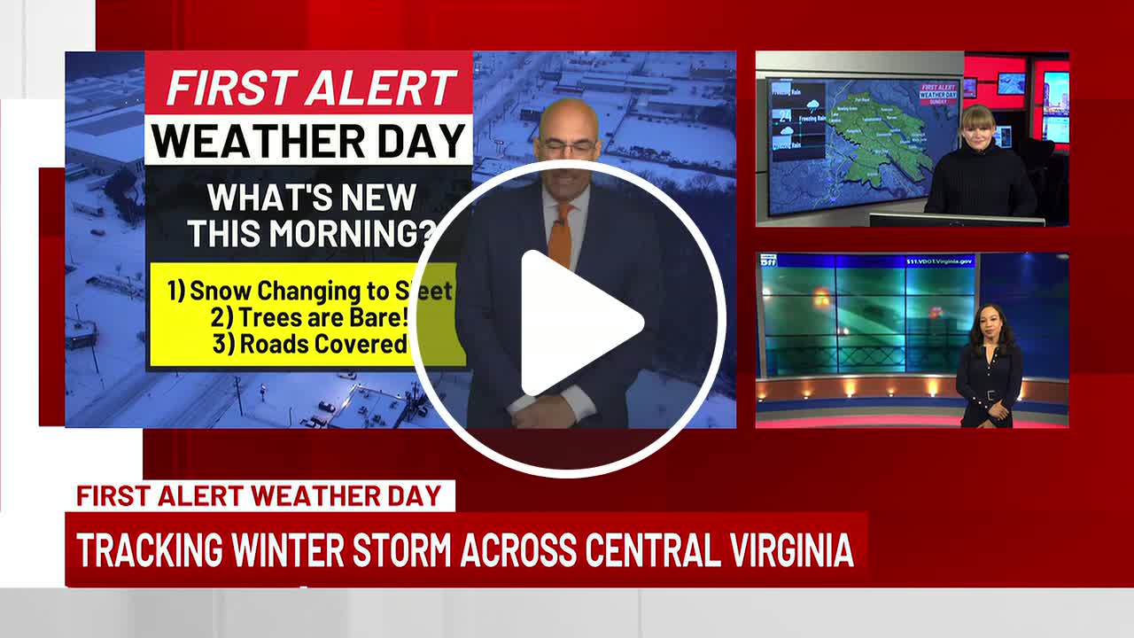 Snow changes to sleet; freezing rain expected - NewsBreak