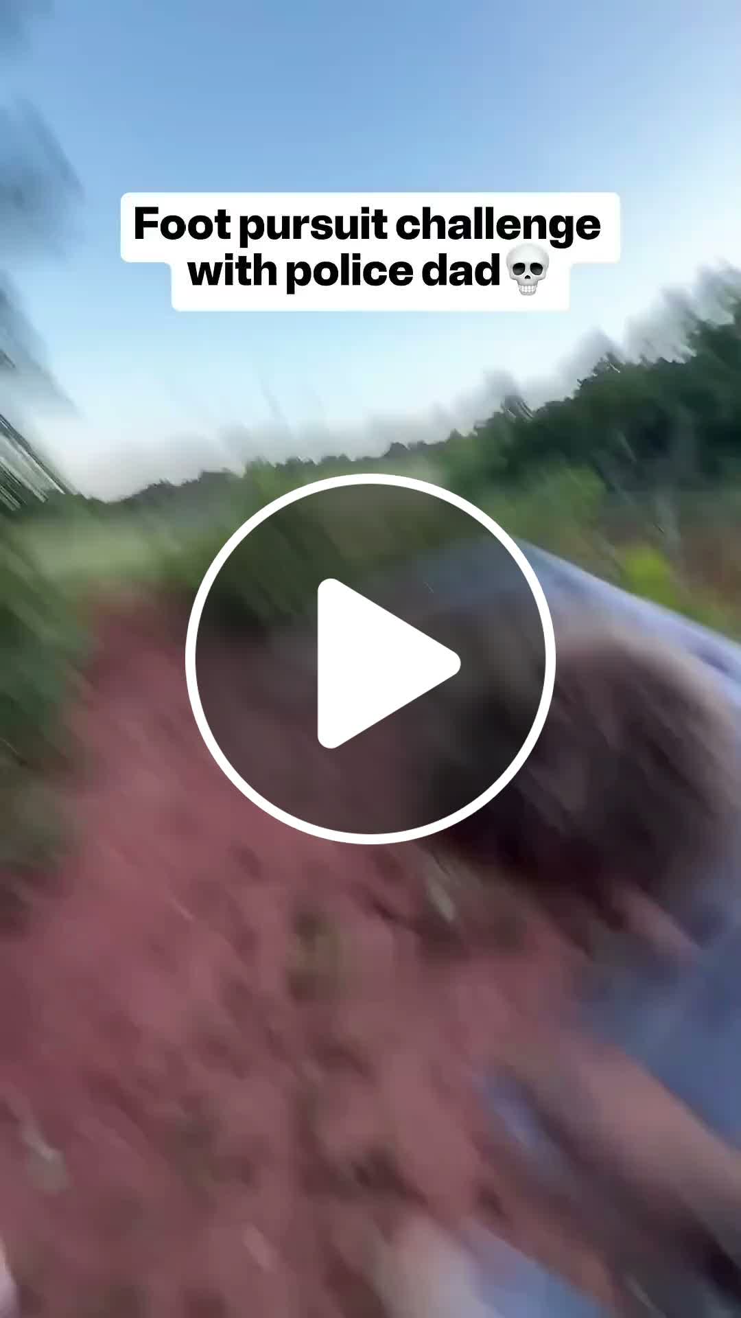 Kids challenged their cop dad to a foot pursuit😂 #viral - NewsBreak