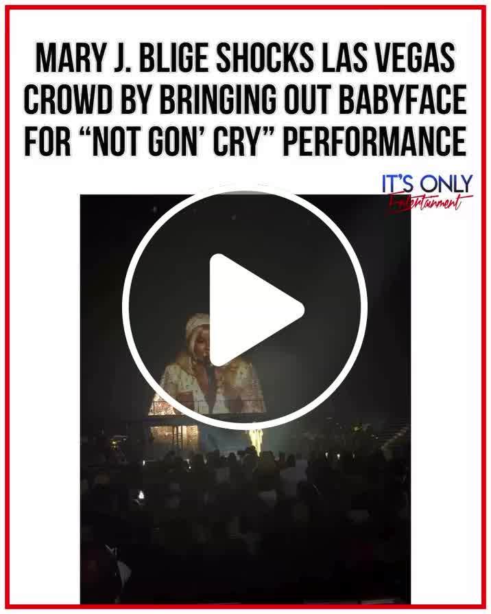 Mary J blige shocks last Vegas crowd by bringing out baby-face for not ...