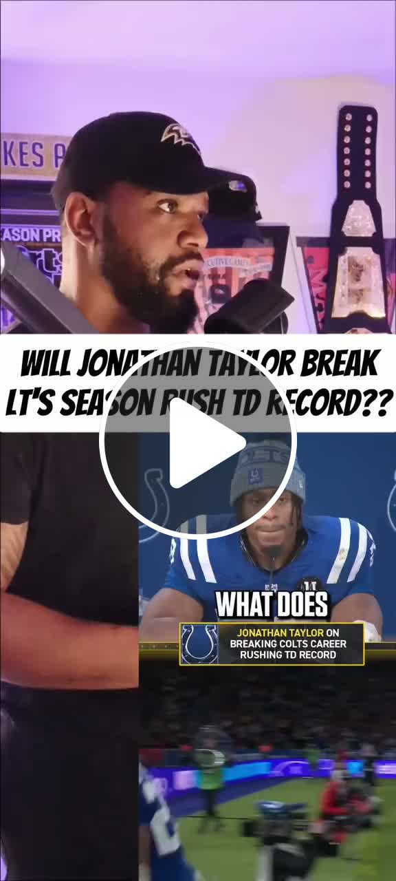 Jonathan Taylor to break Ladainian Tomlinson Touchdown record?? #NFL # ...