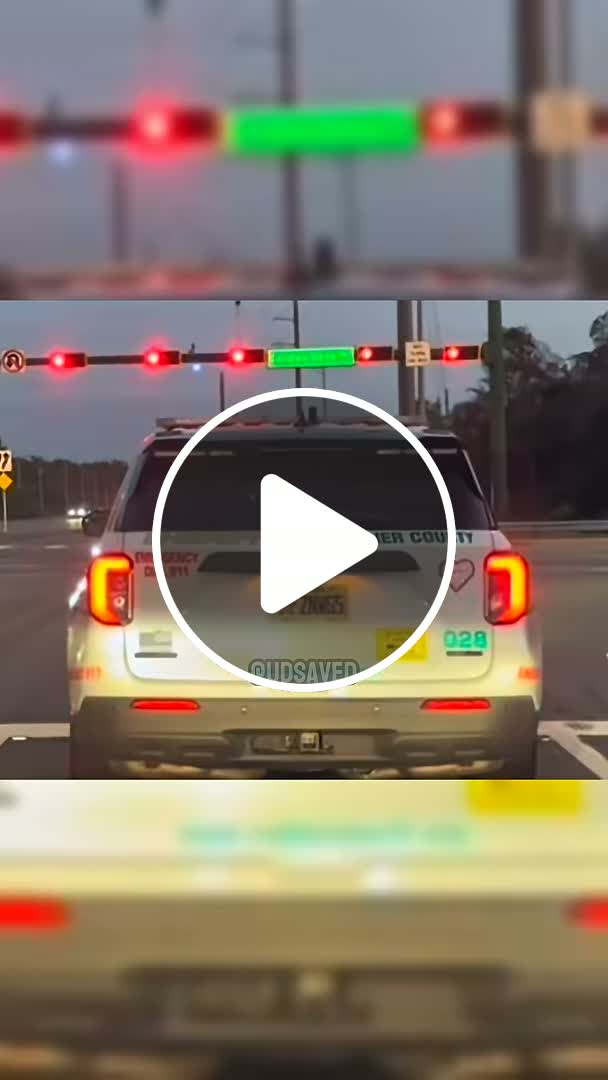 He was about to run the red light but then this happened - NewsBreak