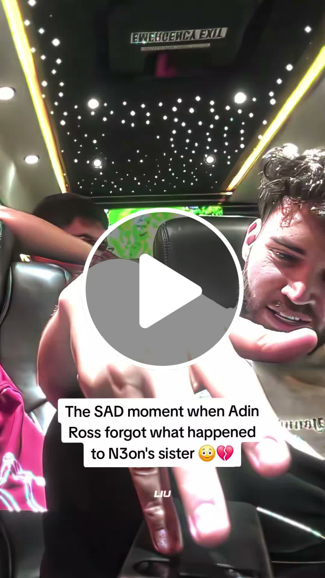 The SAD moment when Adin Ross forgot what happened to N3ons sister ...