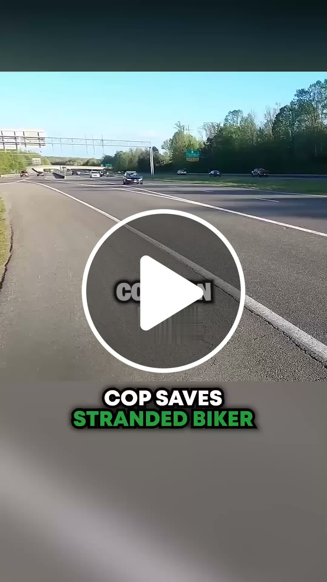 Cop SAVES Stranded Biker 😢 - NewsBreak