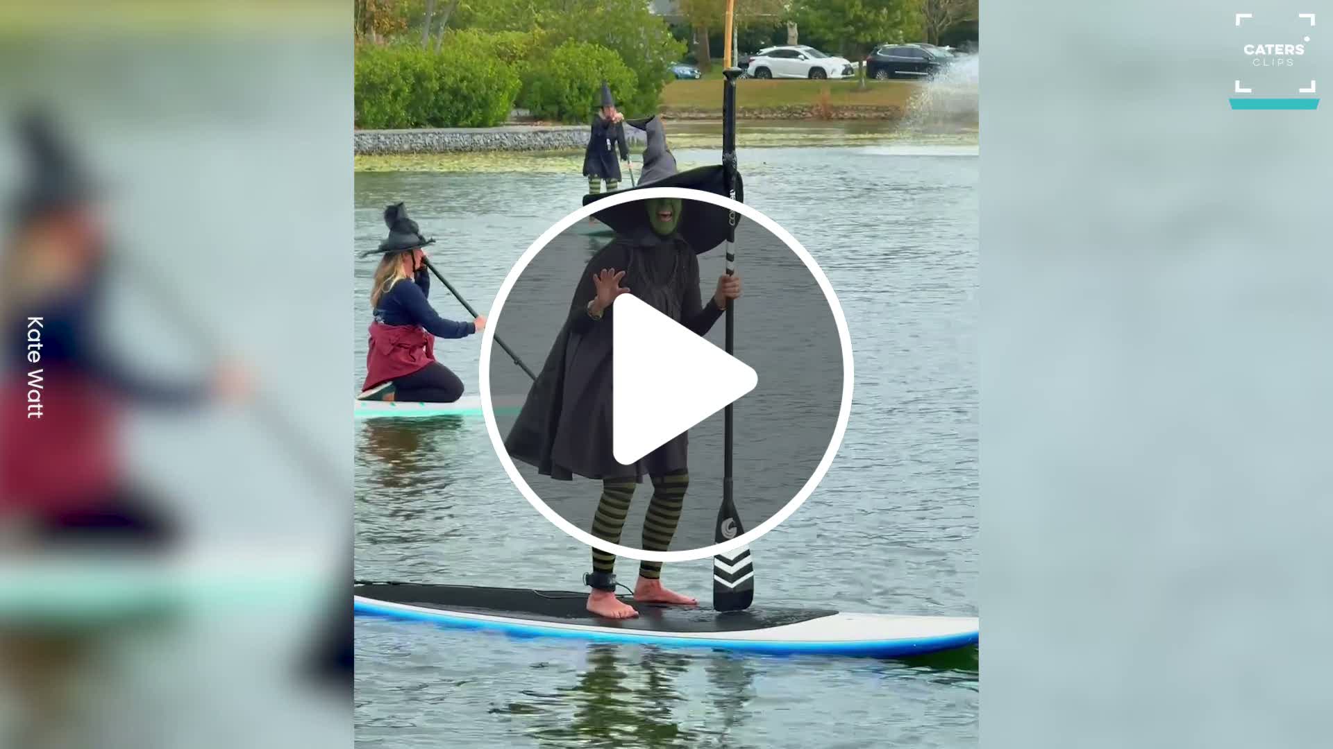 Witches Make Waves in Halloween Paddleboard Event - NewsBreak