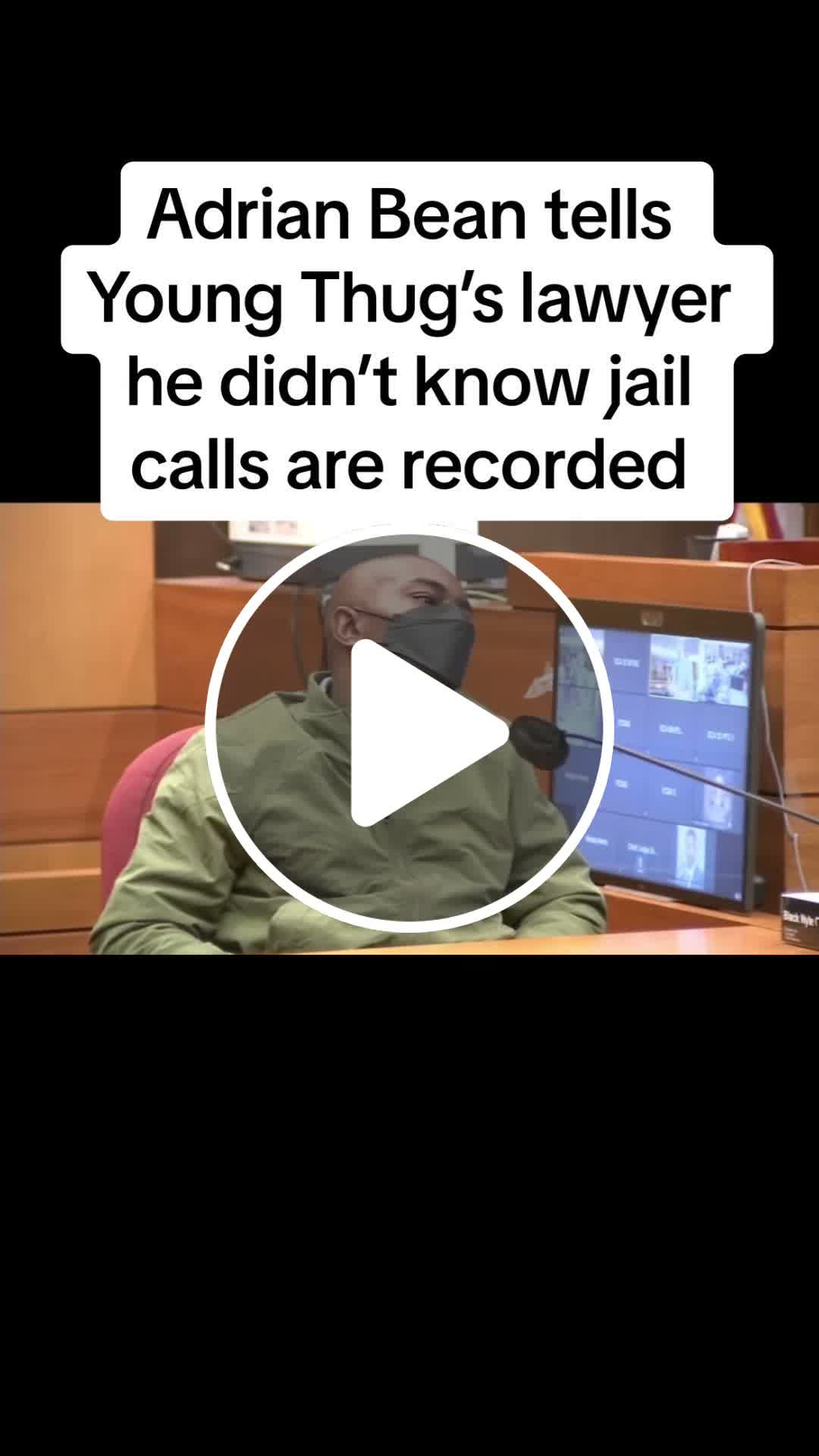 Adrian Bean returned to the witness stand today in Young Thug's trial ...