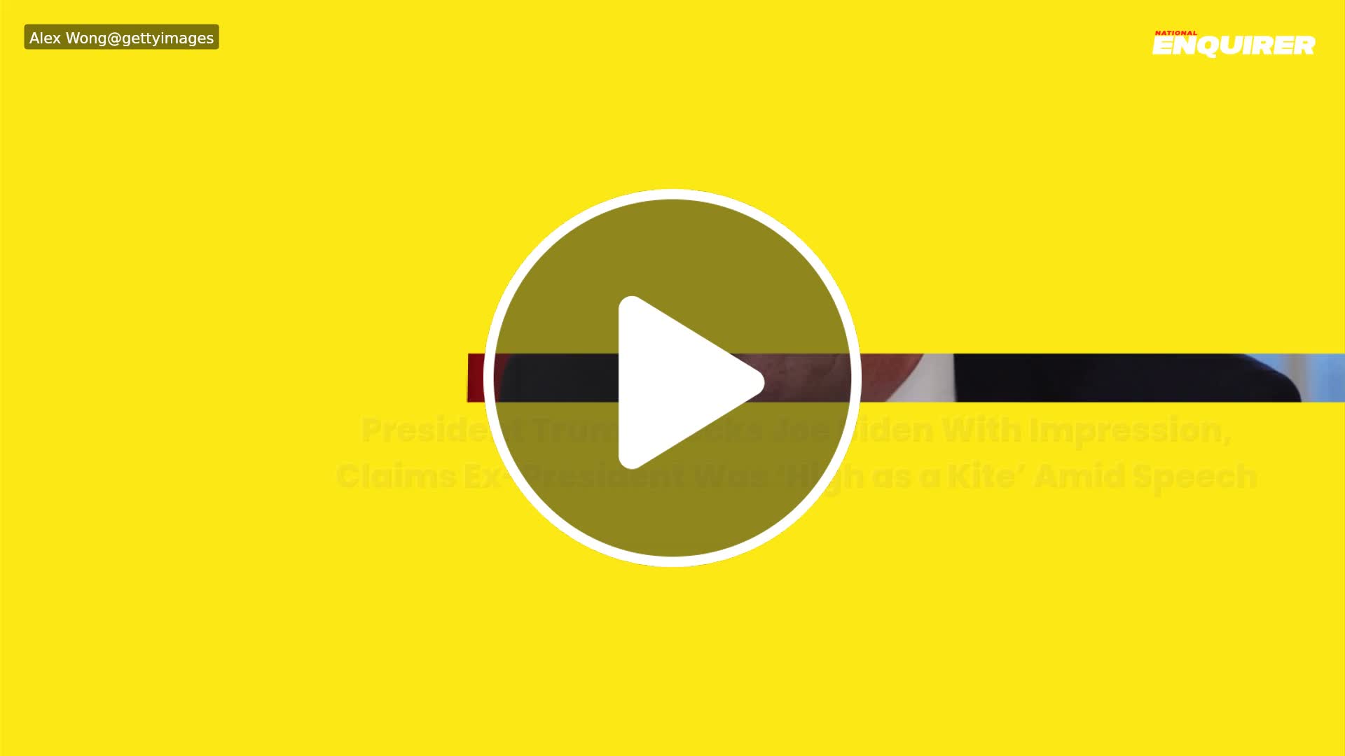 President Trump Mocks Joe Biden With Impression, Claims Ex-President ...