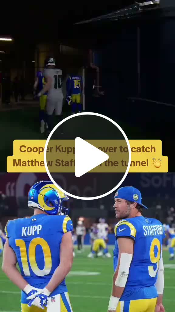 Teammates for life 🙌 (via @NFL on Prime Video) #cooperkupp # ...