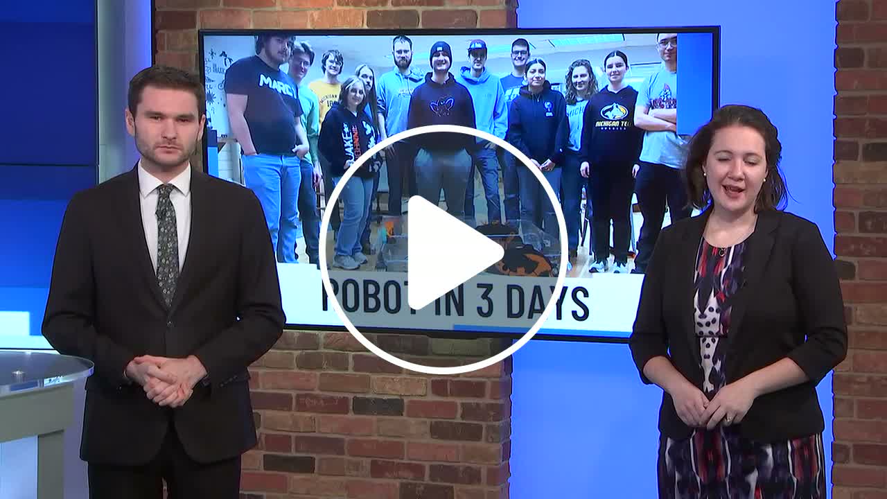 Michigan Tech University team builds robot in 72-hour challenge - NewsBreak