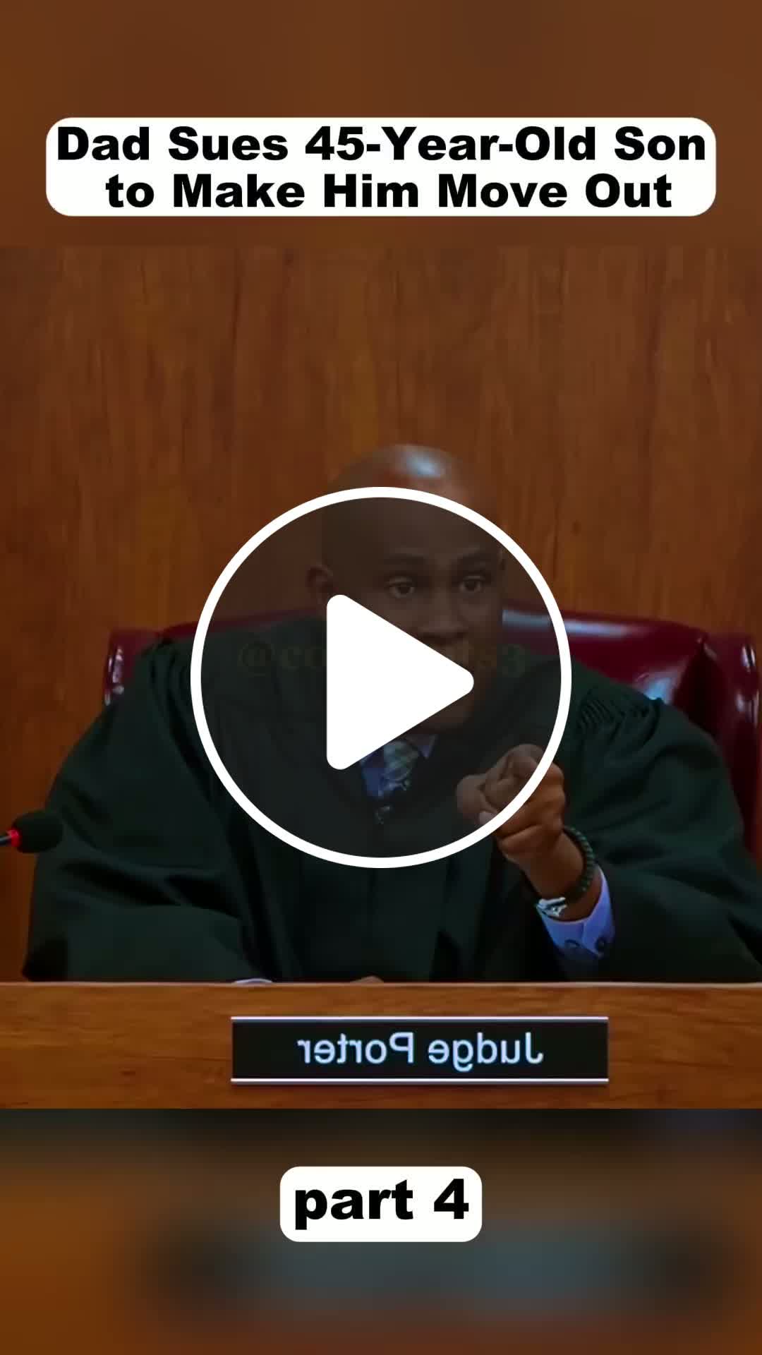 Dad Sues 45-Year-Old Son to Make Him Move Out.Part4#judgeporter # ...