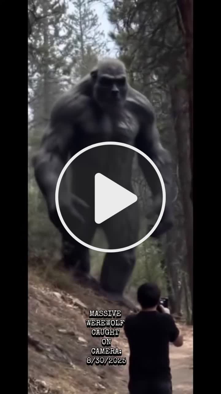 MASSIVE WEREWOLF CAUGHT ON CAMERA: (posted) 8/30/2025 THOUGHTS? # ...