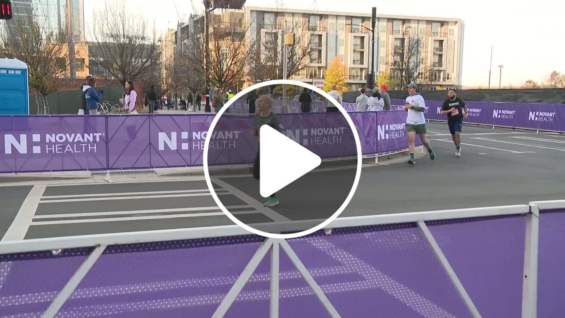 Streets filled for Novant Health Marathon - NewsBreak