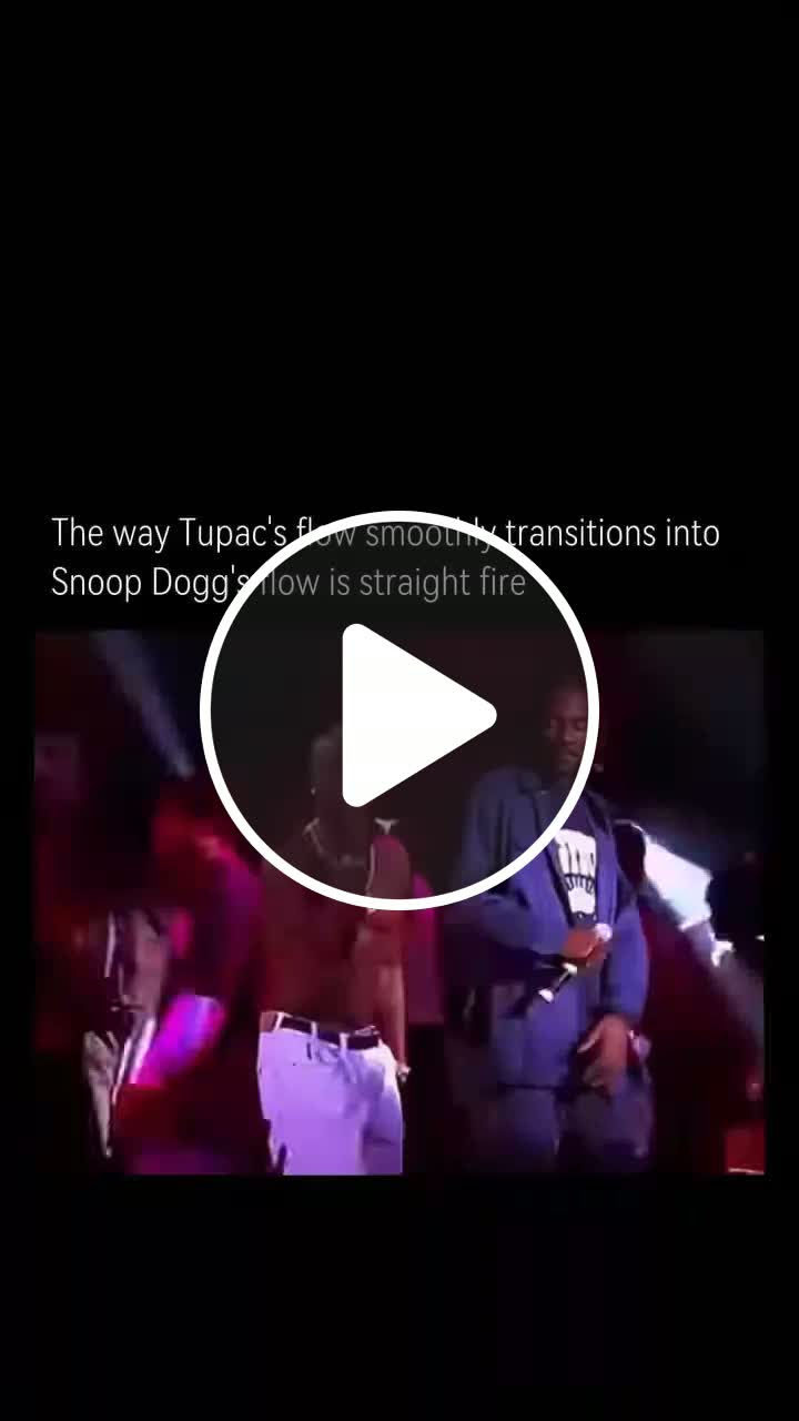Flow transition from Tupac's to Snoopy was just epic - NewsBreak