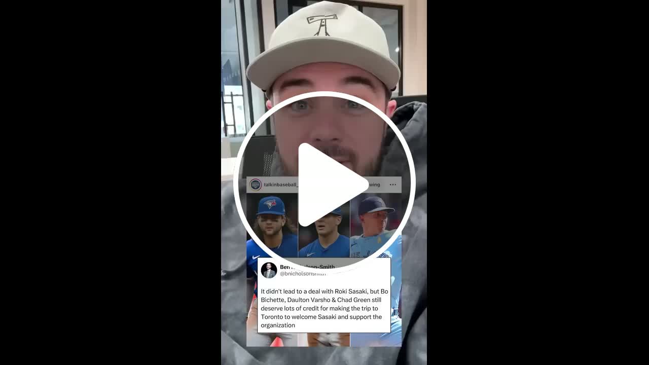 I can’t believe the Blue Jays did this to Roki Sasaki… - NewsBreak