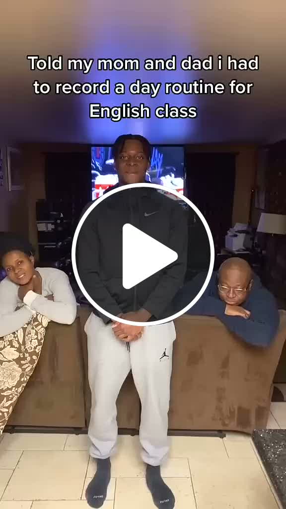 Son falsely describes his daily routine in front of his parents ...