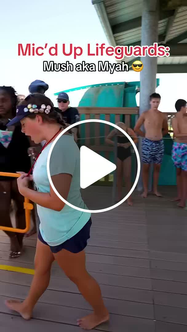 How many times did Mush say “lay flat on your back” #waterpark # ...