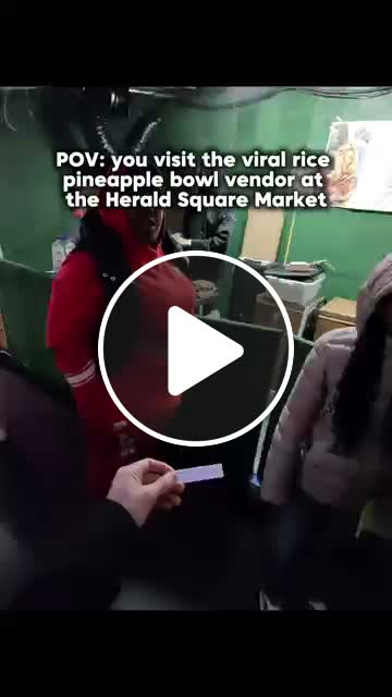 New York City BEST EATS! Viral rice pineapple bowl! #nycfoodies - NewsBreak