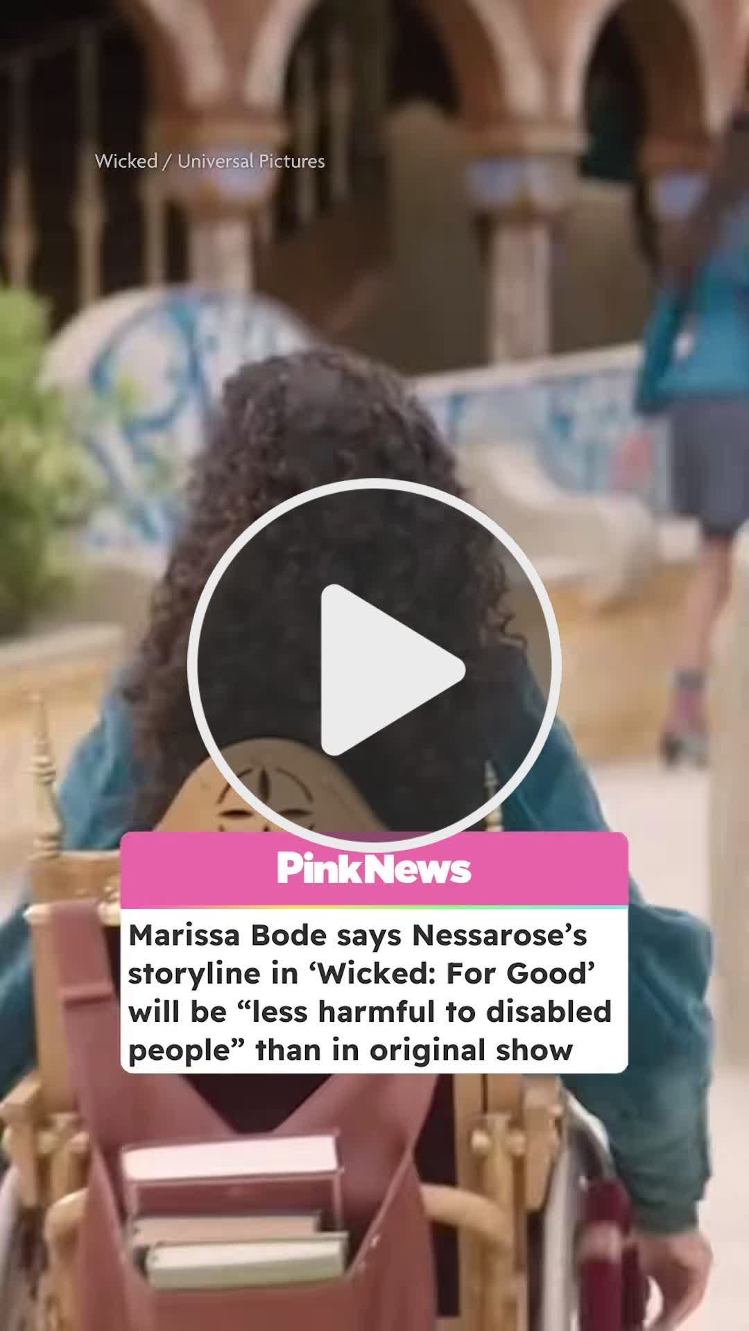 Wicked star Marissa Bode has revealed that Nessarose’s storyline in ...