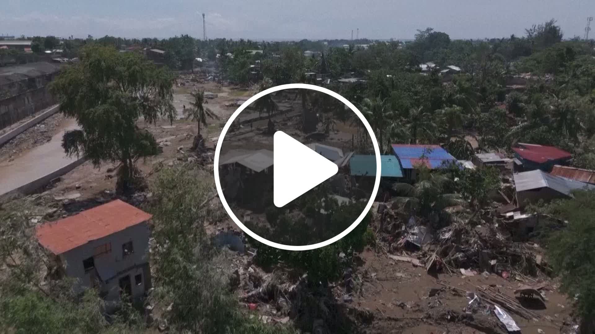 Filipino mother salvages scrap to feed family after typhoon - NewsBreak