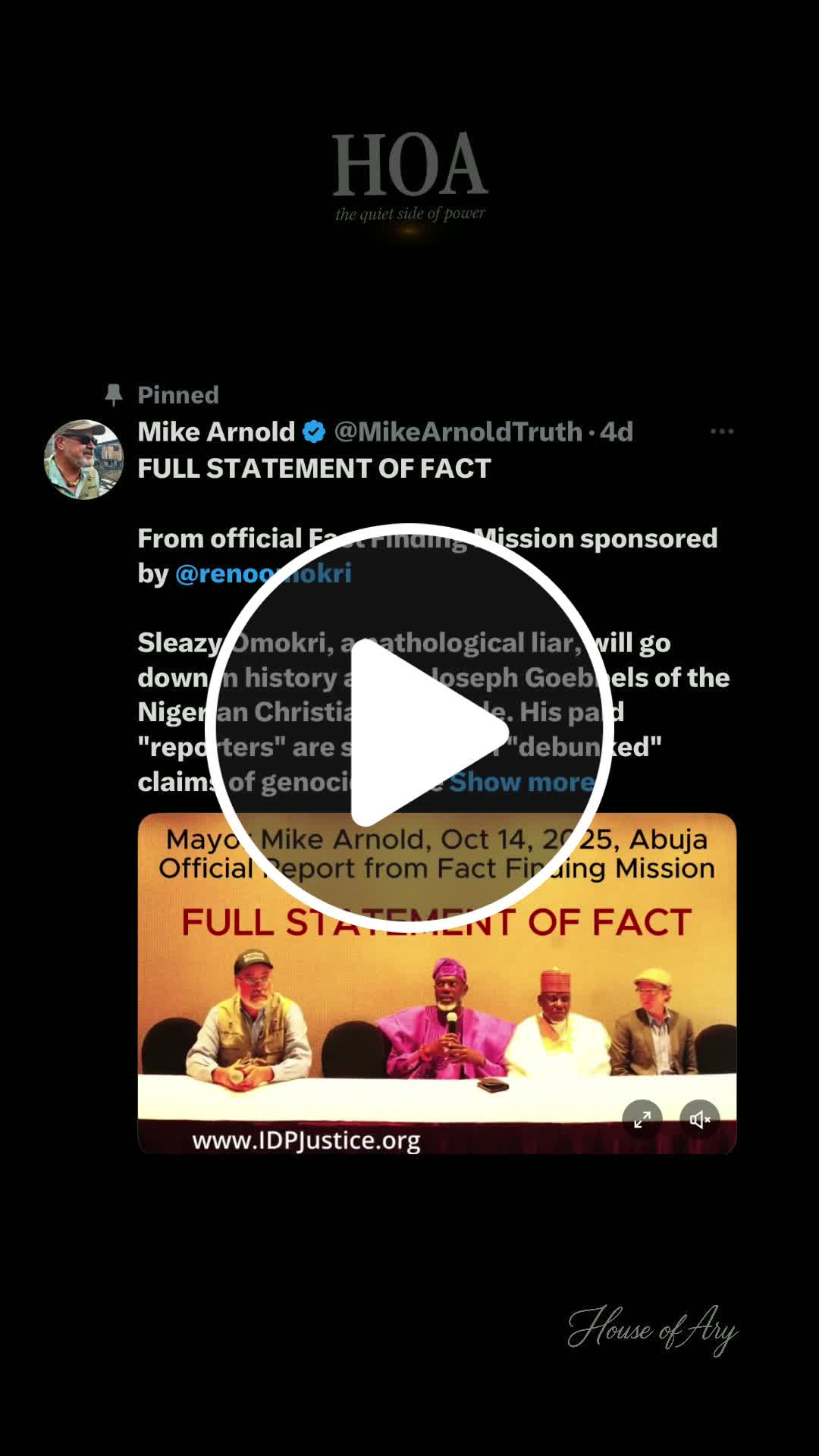 Mike Arnold’s rebuttal exposes cracks in Nigeria’s story on Christian ...