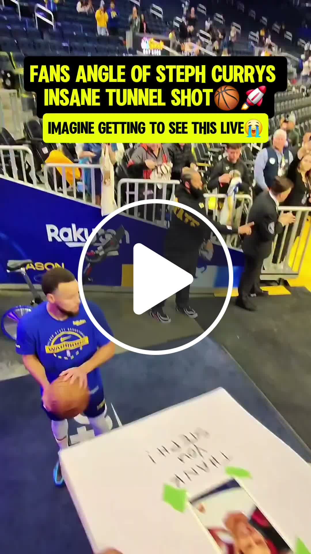 The CURVE on Steph tunnel shot is WILD😭 - NewsBreak