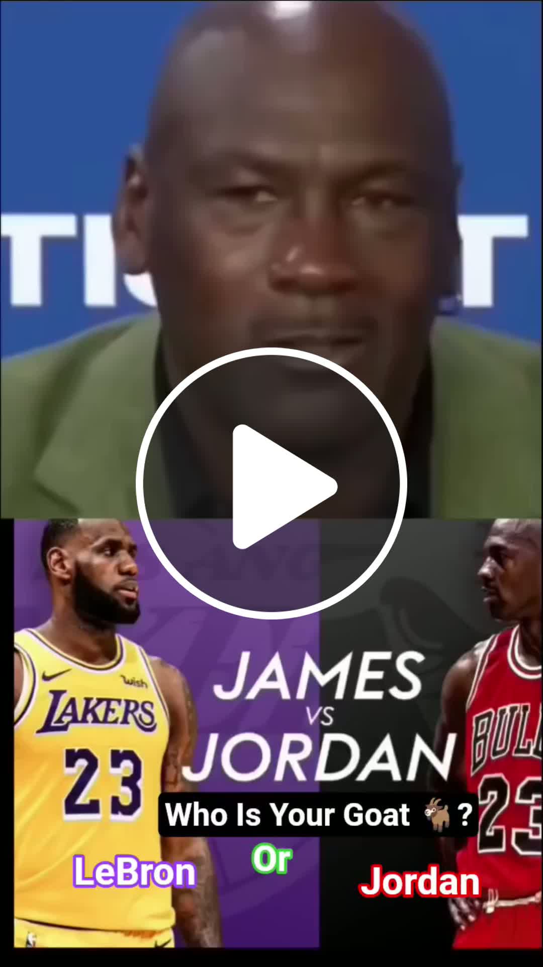 Jordan vs LeBron: The Real GOAT? 🐐🔥 #GOATDebate #NBAFans #michaeljordan ...