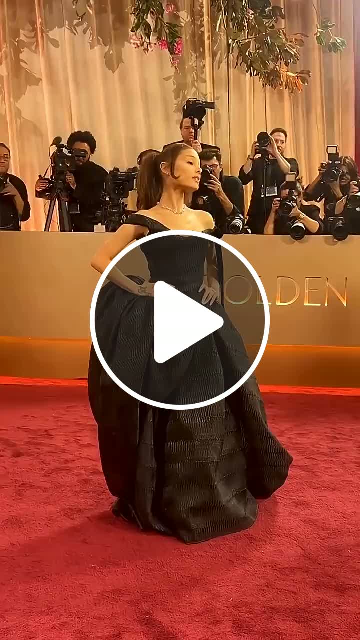 Ariana Grande Dazzles at the Golden Globe Awards 2026 in Vintage ...
