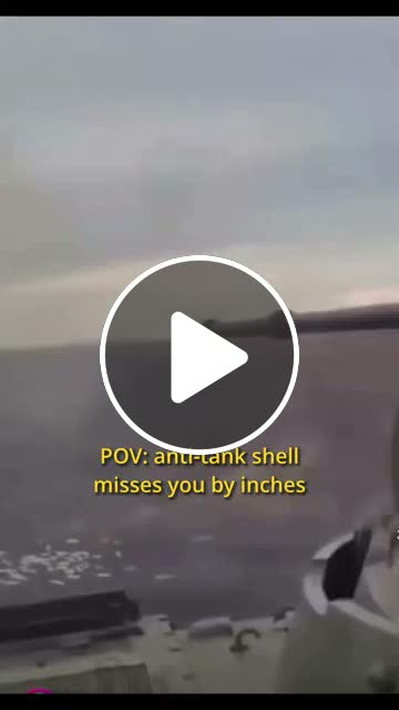 When an anti tank shell passes inches from you - NewsBreak
